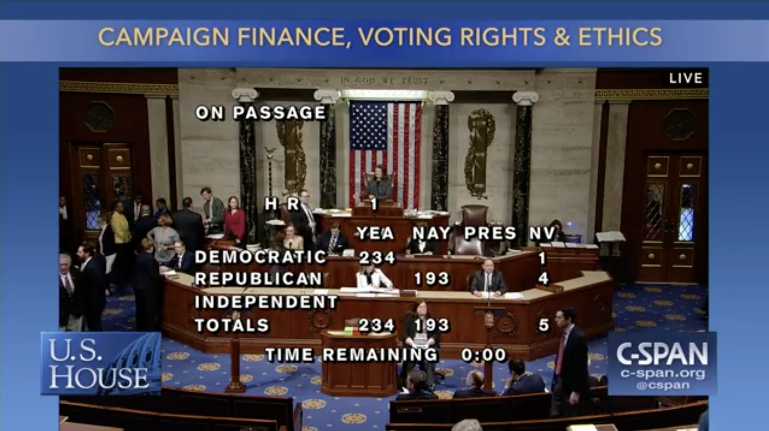 House Delivers on Democracy Reform, Senate Must Follow